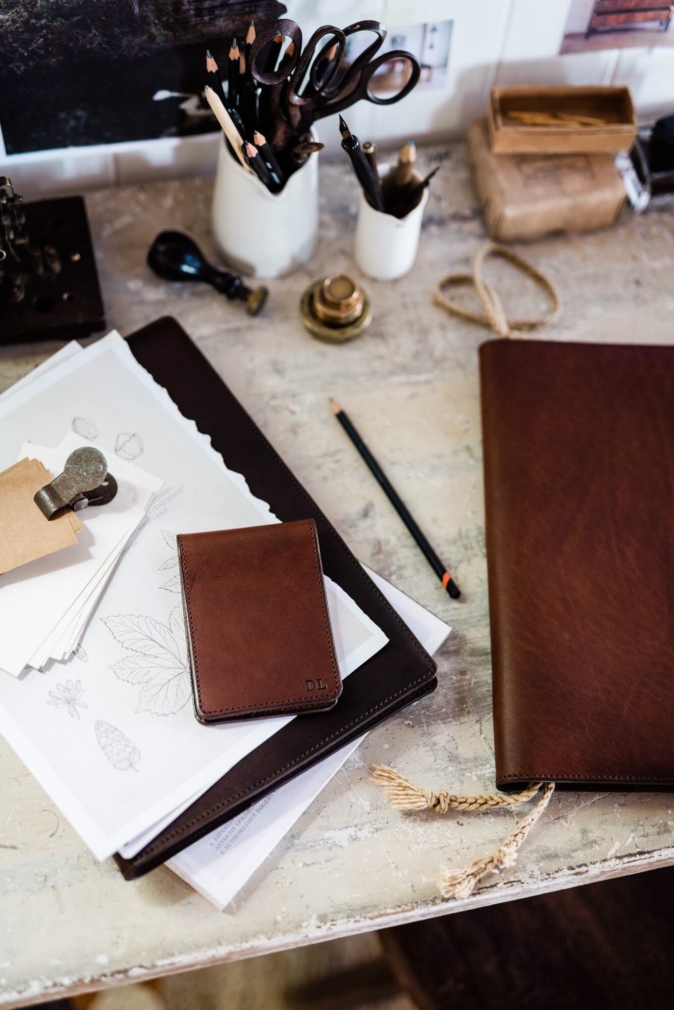Leather Covered Notepad – Saddler & Co